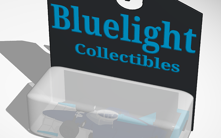 3D design Bluelight collectibles Indycar road course blue variant. - Tinkercad