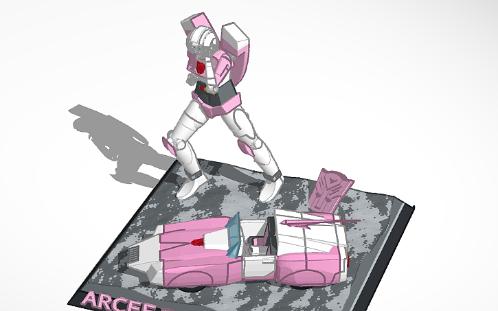 3D design Arcee Model - Tinkercad