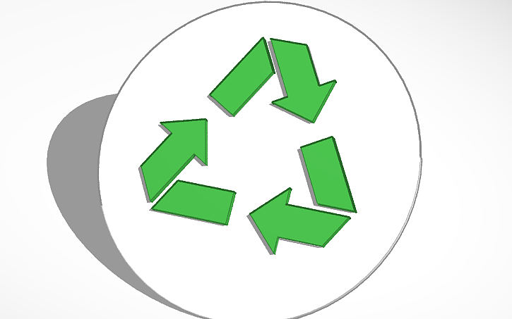 3D design RECYCLE - Tinkercad