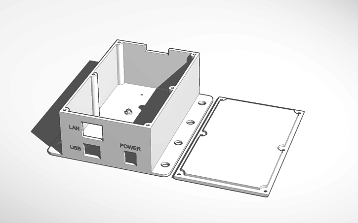 3d Design Arduino Mega 2560 Ethernet2 Case Tinkercad
