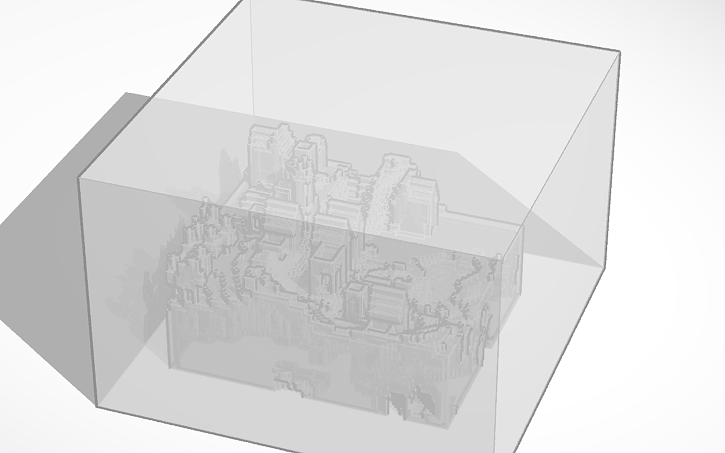 3D design The little glass village - Tinkercad
