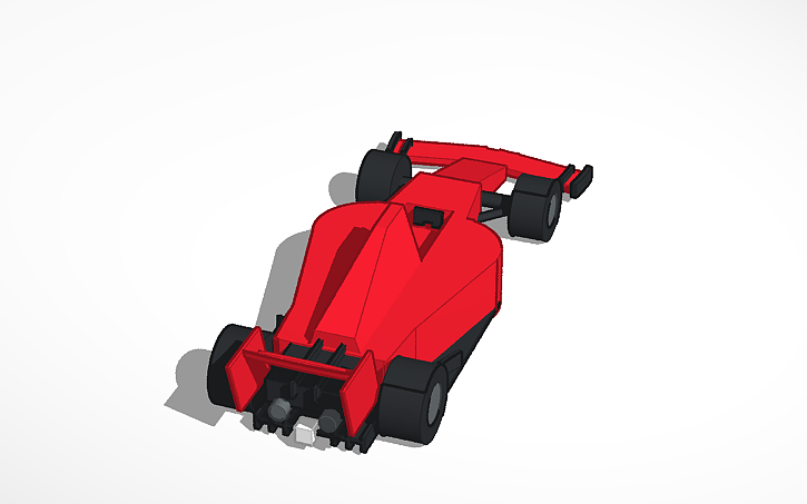 3D design F1 Car - Tinkercad