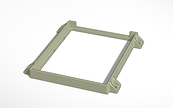 3D design STM32 base - Tinkercad