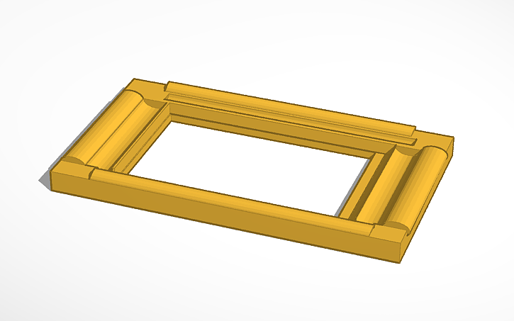 3D design picture frame - Tinkercad