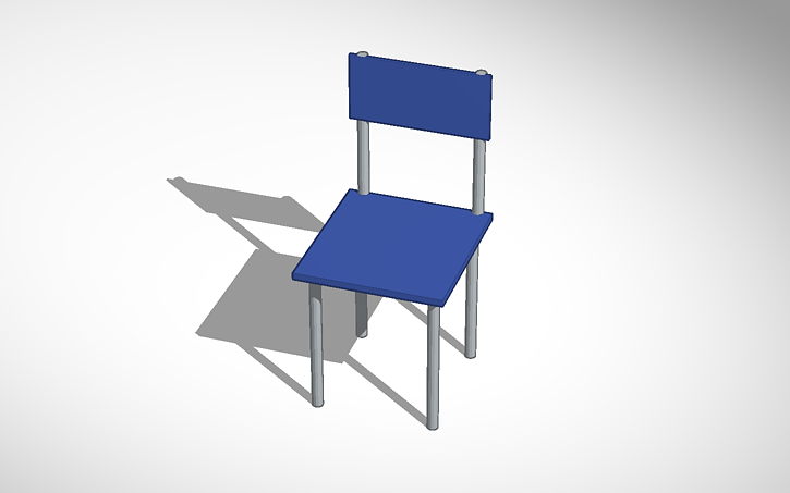 3D design Chair - Tinkercad