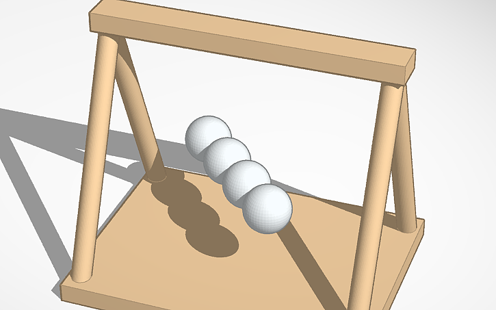 3d Design Pendulum Tinkercad