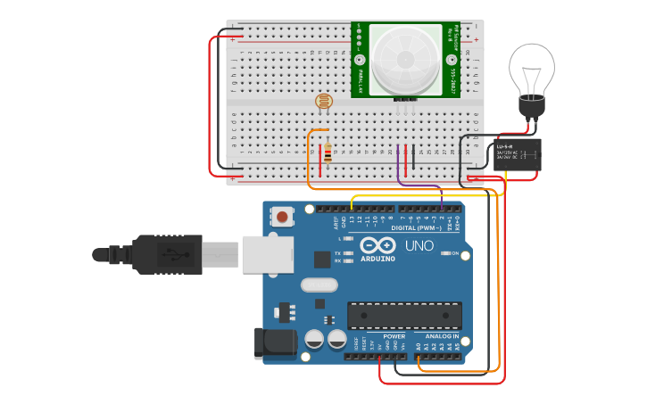 Circuit Design Group 4 Activity 9 Motion Detecting Tinkercad