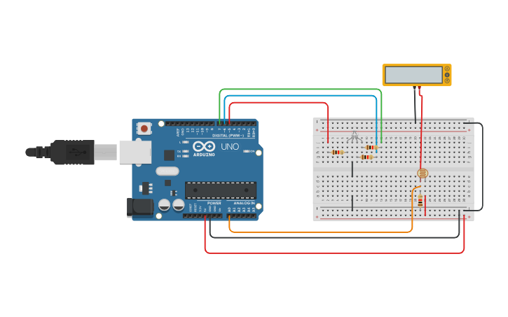 Circuit design practical project1jar - Tinkercad