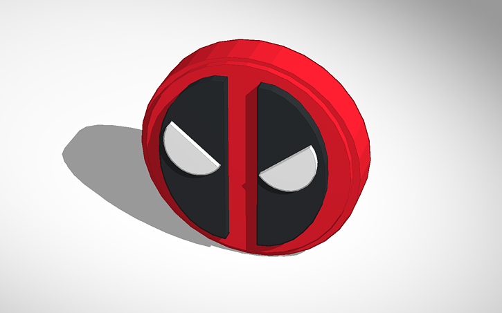3D design DEADPOOL - Tinkercad