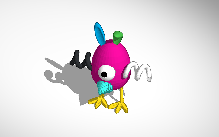 3D design easter bunny being born | Tinkercad