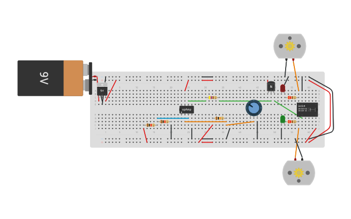 Circuit design bioelectronics temperature control circuit | Tinkercad