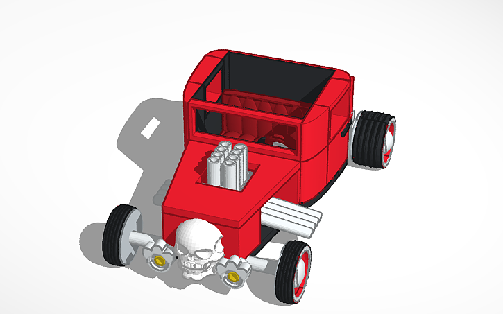 3D design Hot Wheels Bone Shaker - Tinkercad
