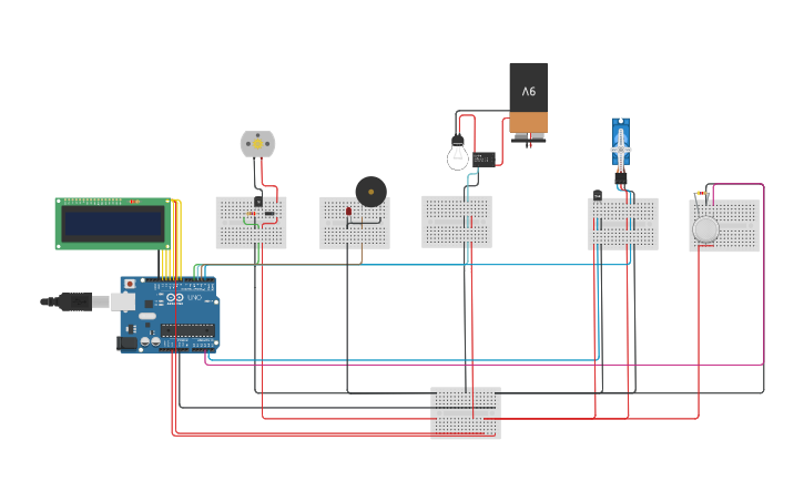 Circuit design Copy of Gas Sensor - Tinkercad