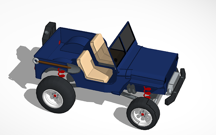 3D design Jeep - Tinkercad
