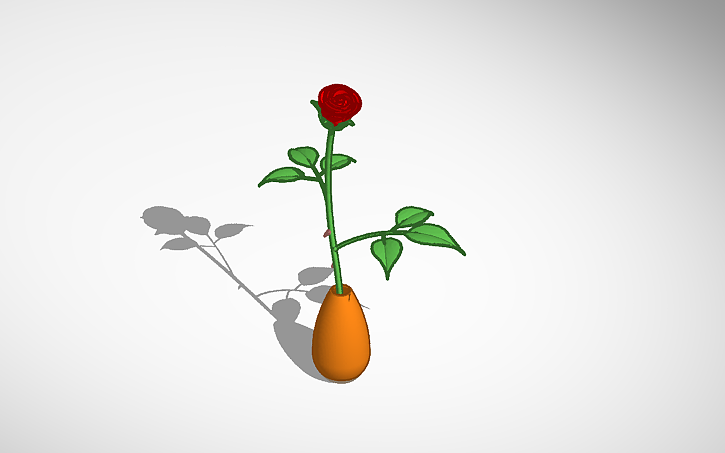 3D design Rose - Tinkercad