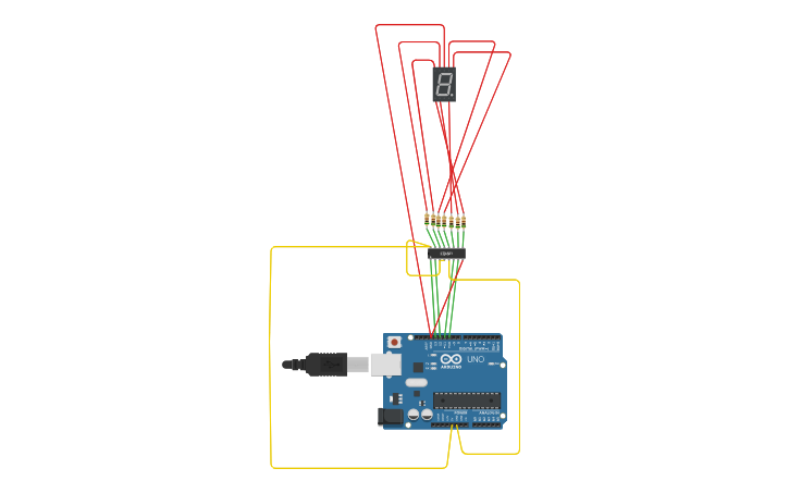 Circuit design Timer - Tinkercad