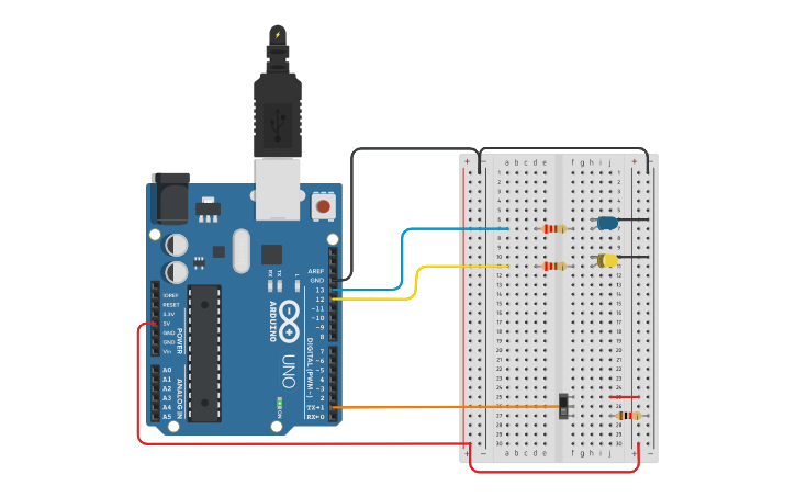 Circuit design circuito atv 2 | Tinkercad