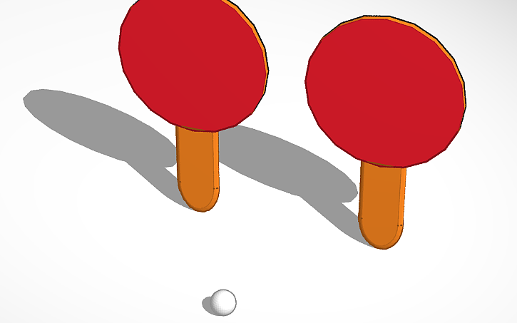 3D design table tennis | Tinkercad