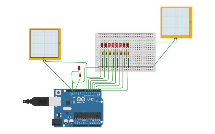 Circuit design Problema 2 extra - Tinkercad
