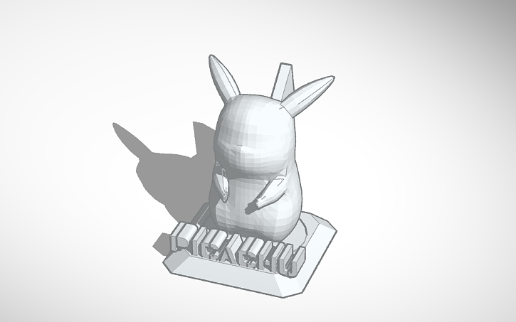 3D design JSTEM Max L P5 Picachu 3 inch figureine - Tinkercad