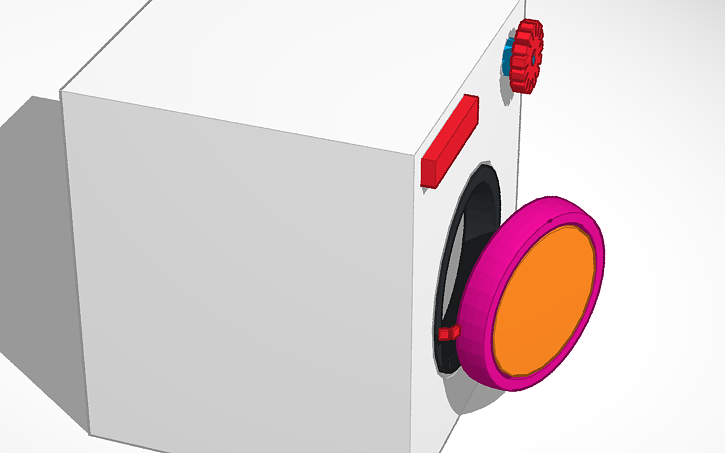 3D design מכונת כביסה-Washing machine | Tinkercad