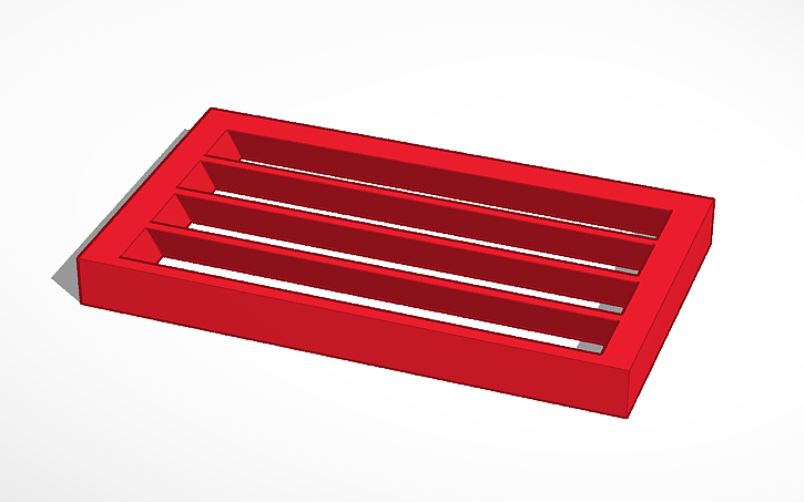 3D design air vent - Tinkercad