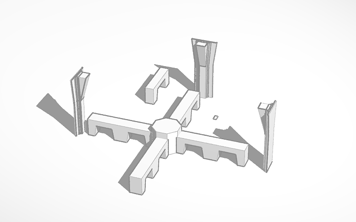 3D design The Throne Room of Erebor - Tinkercad