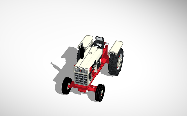 3D design international 1066 5 millionth tractor - Tinkercad