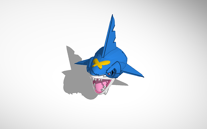 3D design Sharpedo - Tinkercad