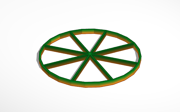 3D design Gradient Wheel | Tinkercad