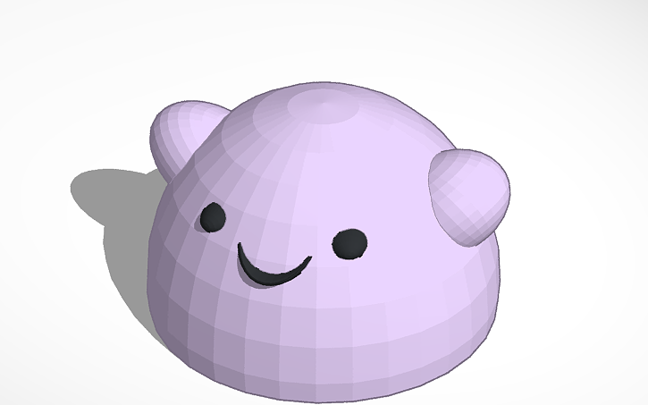 3D design Pokemon Ditto | Tinkercad