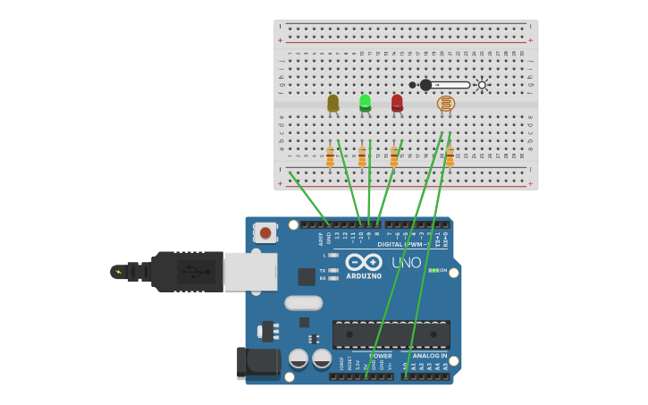 Circuit Design While Loops Tinkercad