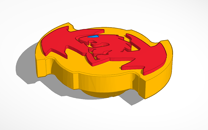 3D design Phoenix Deadlock core - Tinkercad