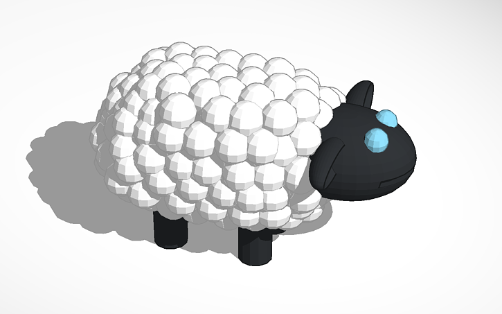 3D design Shaun Da Sheep - Tinkercad