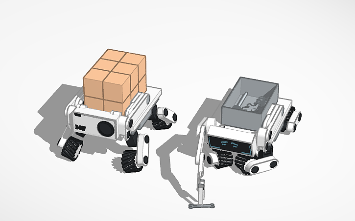3D design BenBen Robot Dog (The Wandering Earth 2) - Tinkercad