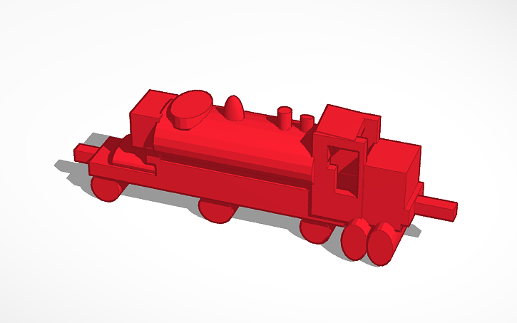 3D design Train - Tinkercad