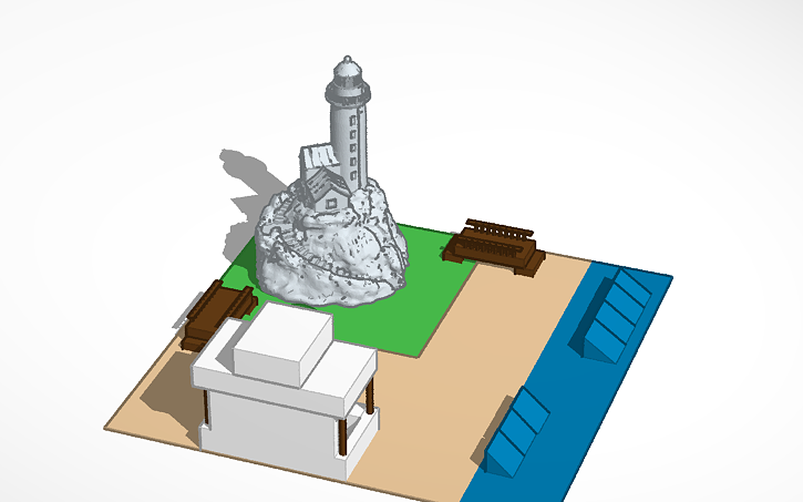 3D design scene - Tinkercad