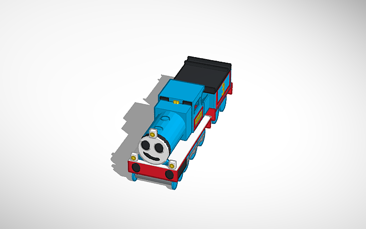 3D design (Finished) Henry The Blue Engine - Tinkercad