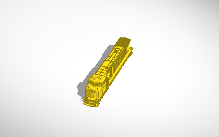 3D design GE Dash 8 cab section 1 an other parts - Tinkercad
