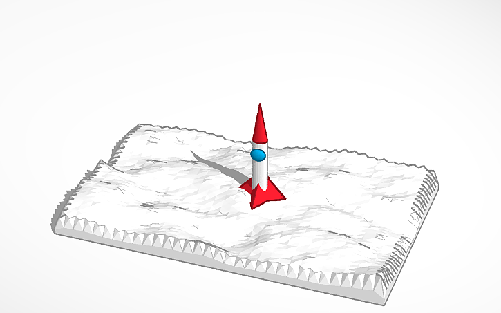3D design Rocket - Tinkercad