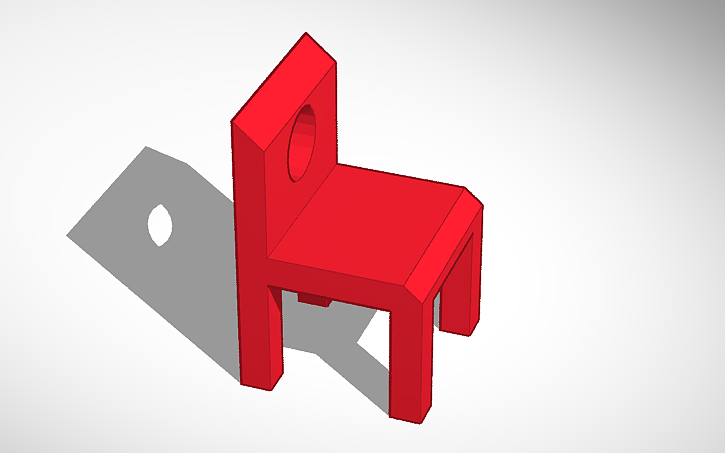 3D design Group Task B - Chair Sculpting | Tinkercad