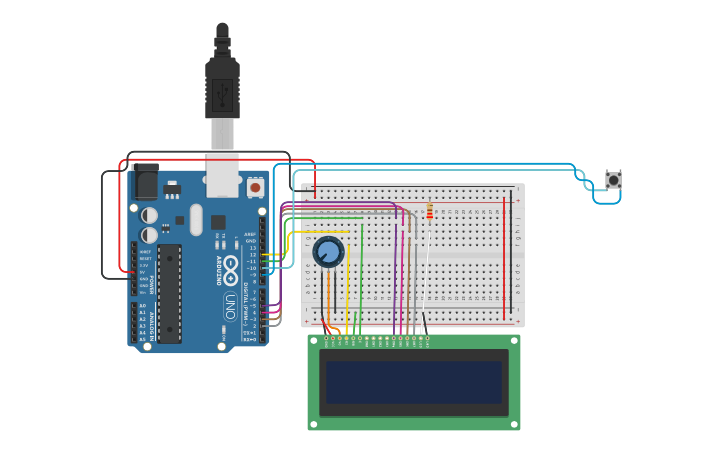 Circuit design Led-Arduino - Tinkercad