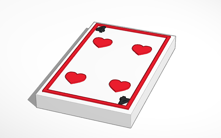 3D design card - Tinkercad