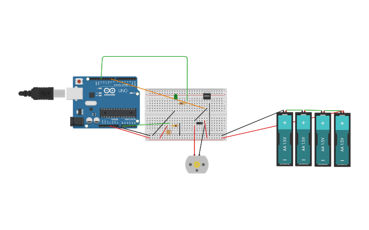 Circuit design External Power - Tinkercad