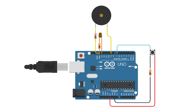 Circuit design Mechatronics Lab | Tinkercad