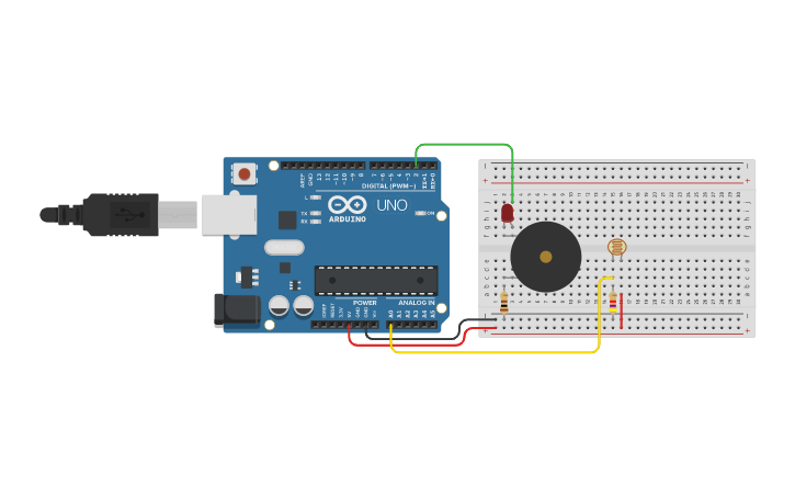 Circuit Design Circuito 3 Musica Con Arduino Buzzer Fotoresistencia