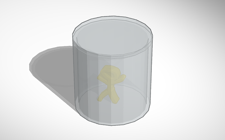 3D design Stickman In Glass | Tinkercad