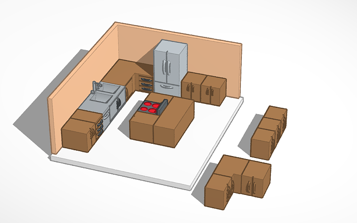 3D design Kitchen | Tinkercad