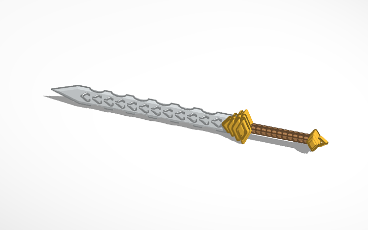 3D design Fantasy Sword - Vulcan's Triumph - Tinkercad