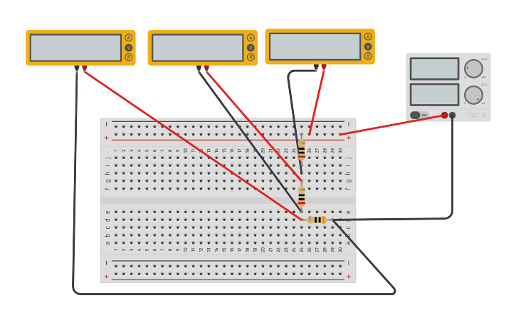 Circuit design exe1 - Tinkercad